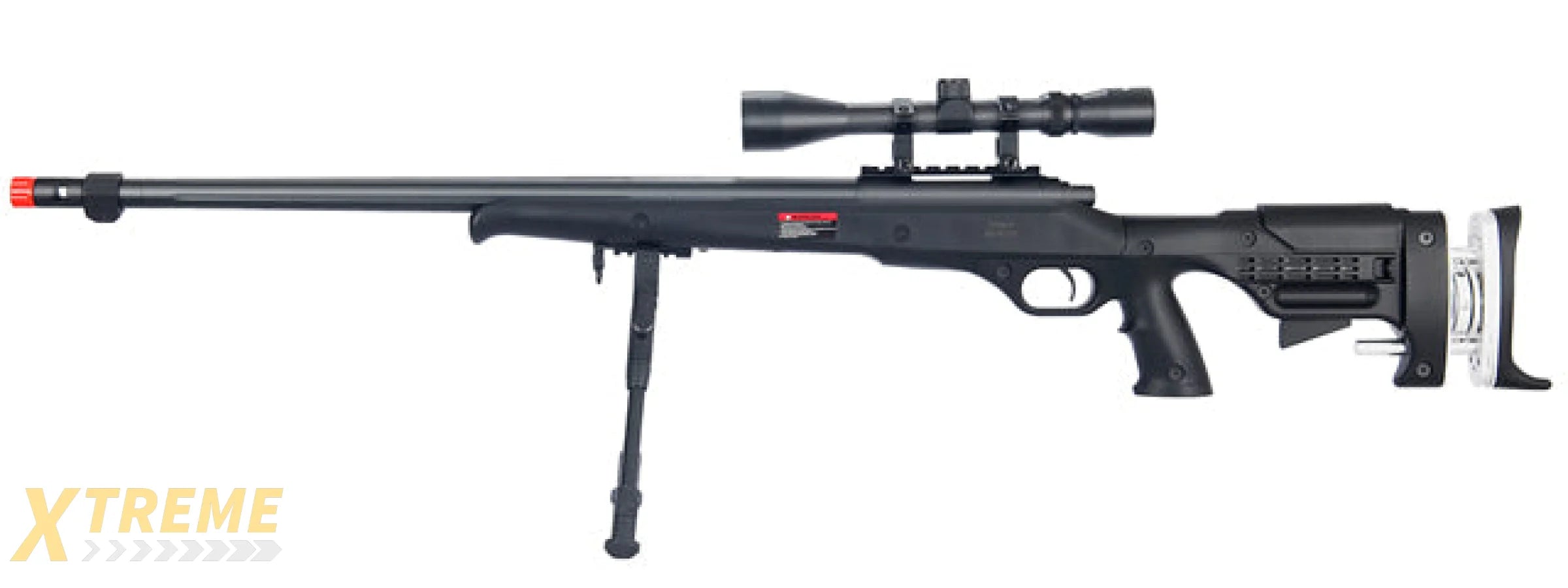 WELLFIRE MB12D FULL METAL BOLT ACTION SNIPER RIFLE W/ SCOPE AND BIPOD ...